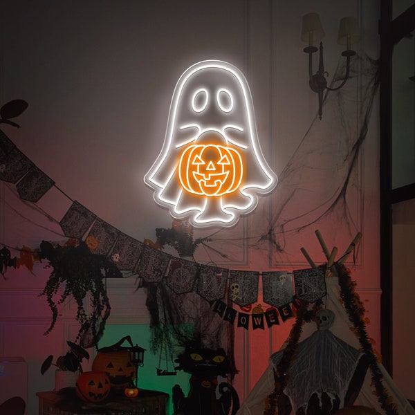 Halloween Lighted Sign - Etsy