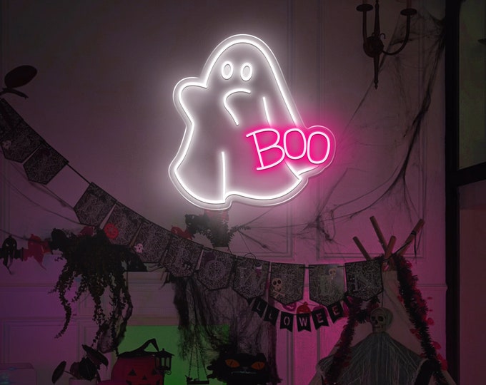 Mario Boo Ghost Neon Sign Anime Neon Sign Gengar Neon Sign Funky Neon ...