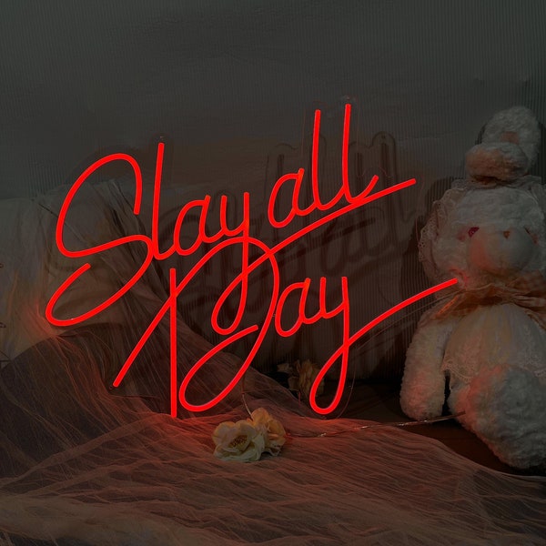 Slay All Day Sign - Etsy