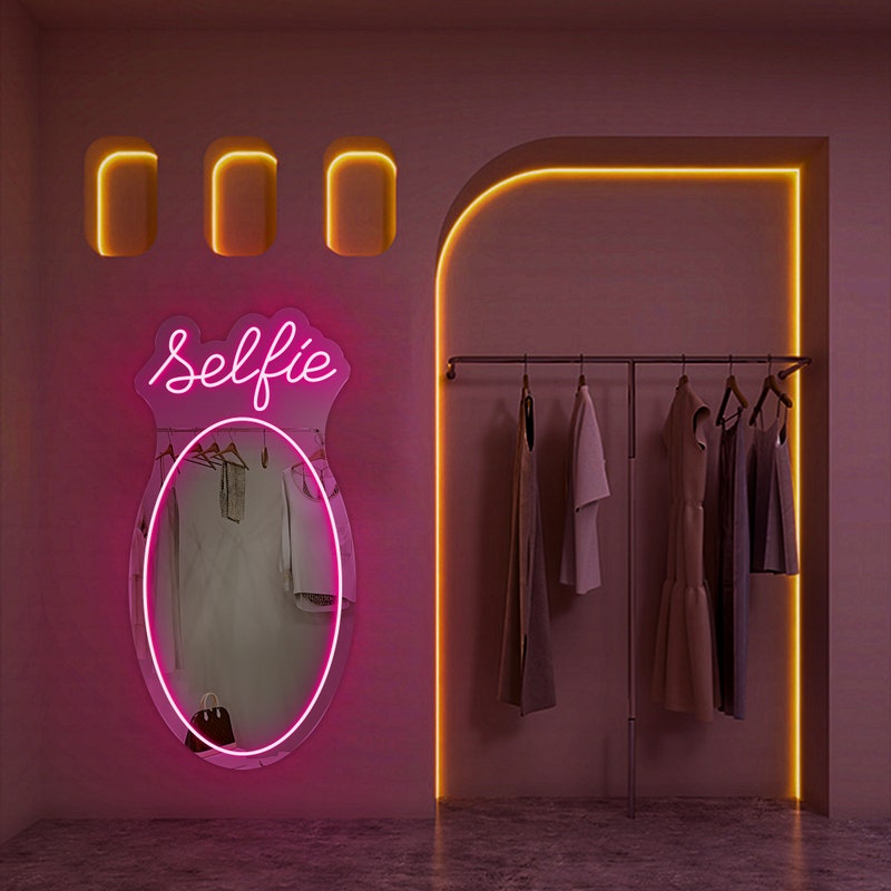 Neon Mirror - Etsy