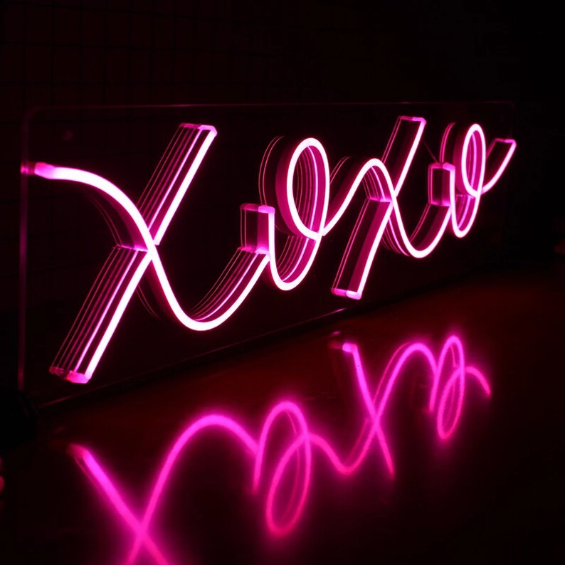 Neon Sign Lights XOXO Modern Wedding Décor Signs Led Neon - Etsy