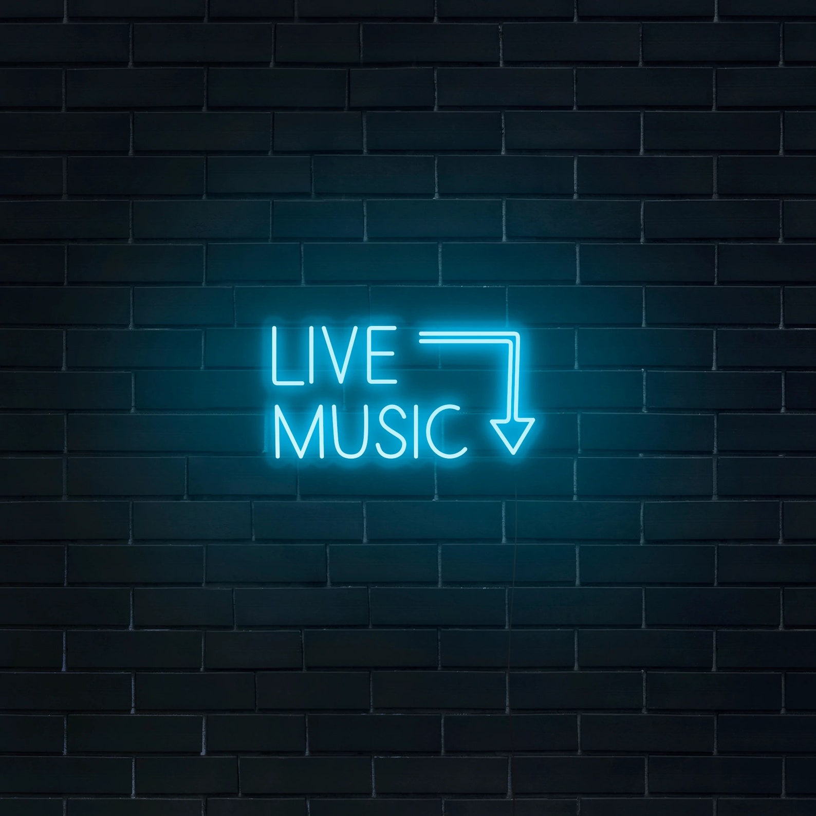 LIVE MUSIC Neon Sign neon Music Sign music Bar Led Sign - Etsy