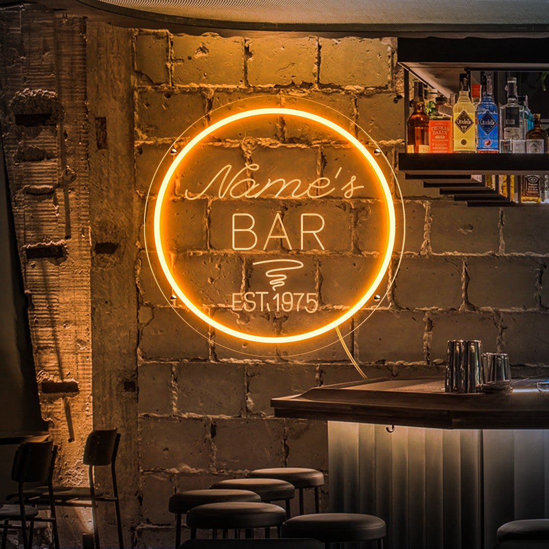 Custom Bar Neon Light Cocktail Led Neon Lighthome Bar Neon ...