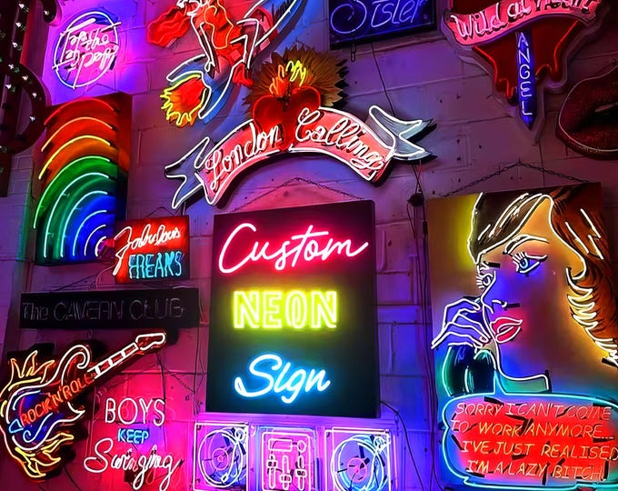 Custom Logo LED Neon Sign for Your Business and Office Personalized ...