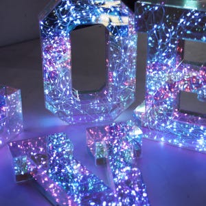 Large Letter Sign,light up Letters, A-Z Light Letters,wedding and Event ...