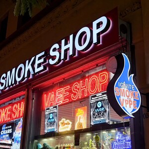 Custom Led Sign,smoke Shop Sign, LED Channel Letters,front Illuminated ...