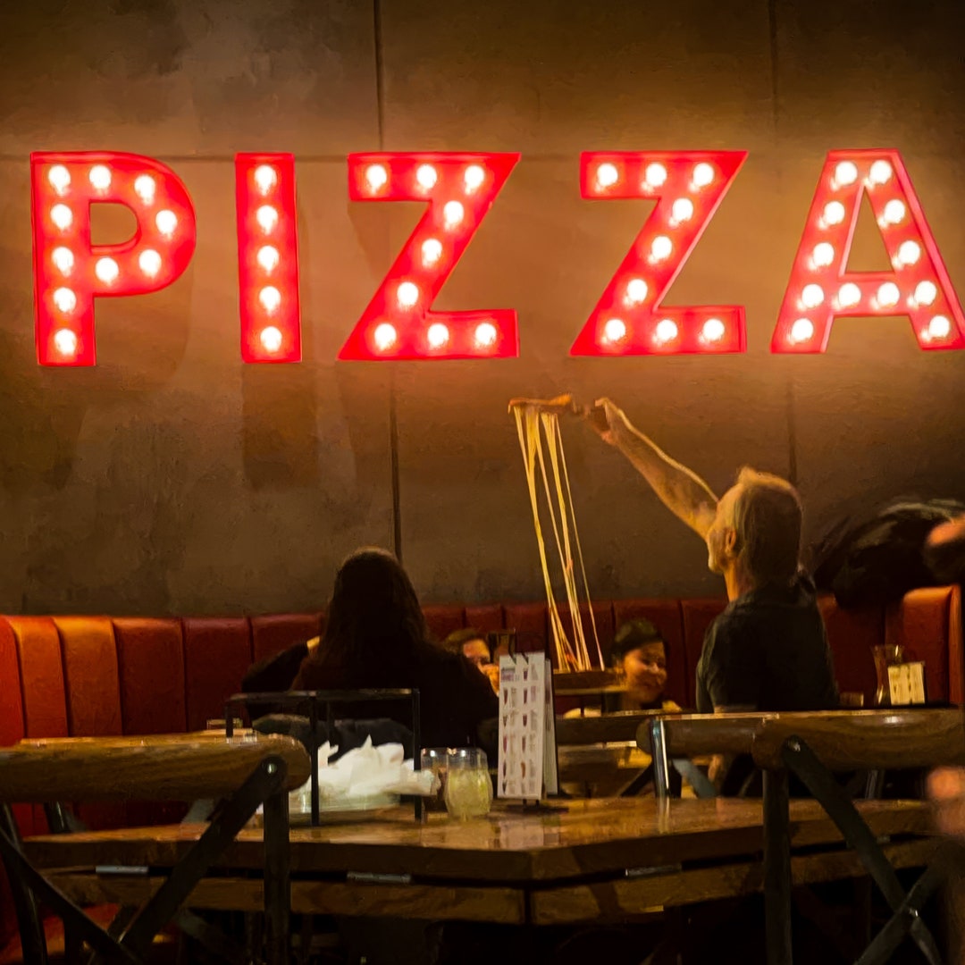 Pizza Sign,bar Sign,customizable Light up Sig,marquee Letters | Marquee ...