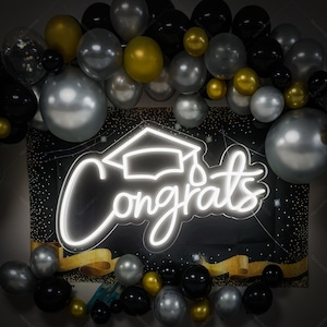 Congrats Neon Sign,congrats Name Sign,custom Congrats Neon Sign ...