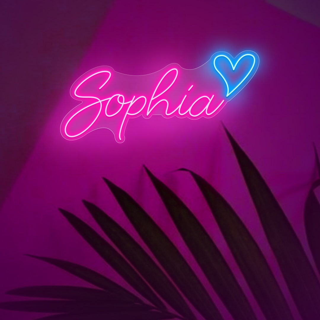 Personalized Your Name Neon Sign,custom Neon Sign, Wedding Neon Sign ...