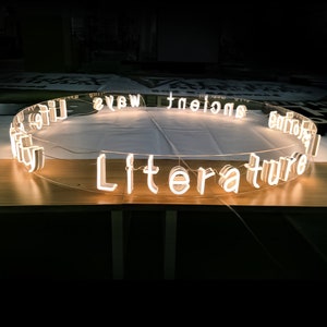 Round Neon Sign|personalized Logo Signage|bar Club Sign|salon Beauty ...