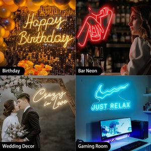 Heaven's Night Neon Sign | Custom Neon Lights Sign | Wedding Neon Sign ...