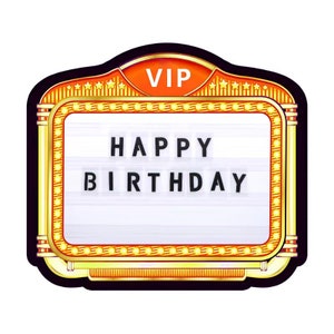 Birthday Party Sign,led Light for Party Decoration,message Glorifier ...