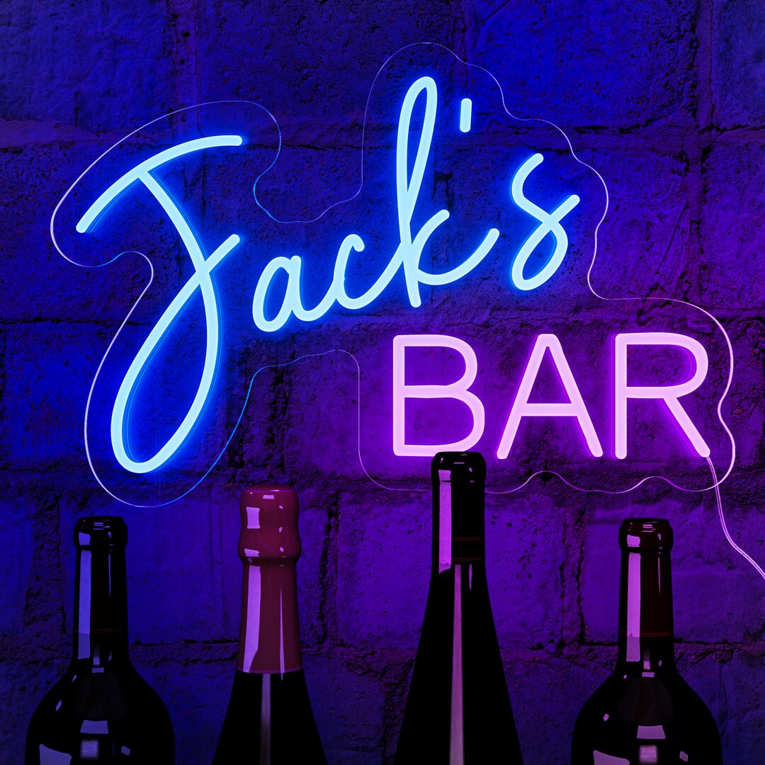 Home Bar Neon Sign,neon Bar Sign Custom, Neon Bar Sign for Home Bar ...