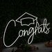 Congrats Neon Sign/congrats Name Sign/custom Congrats Neon - Etsy