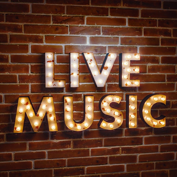 Lighted Marquee Sign - Etsy