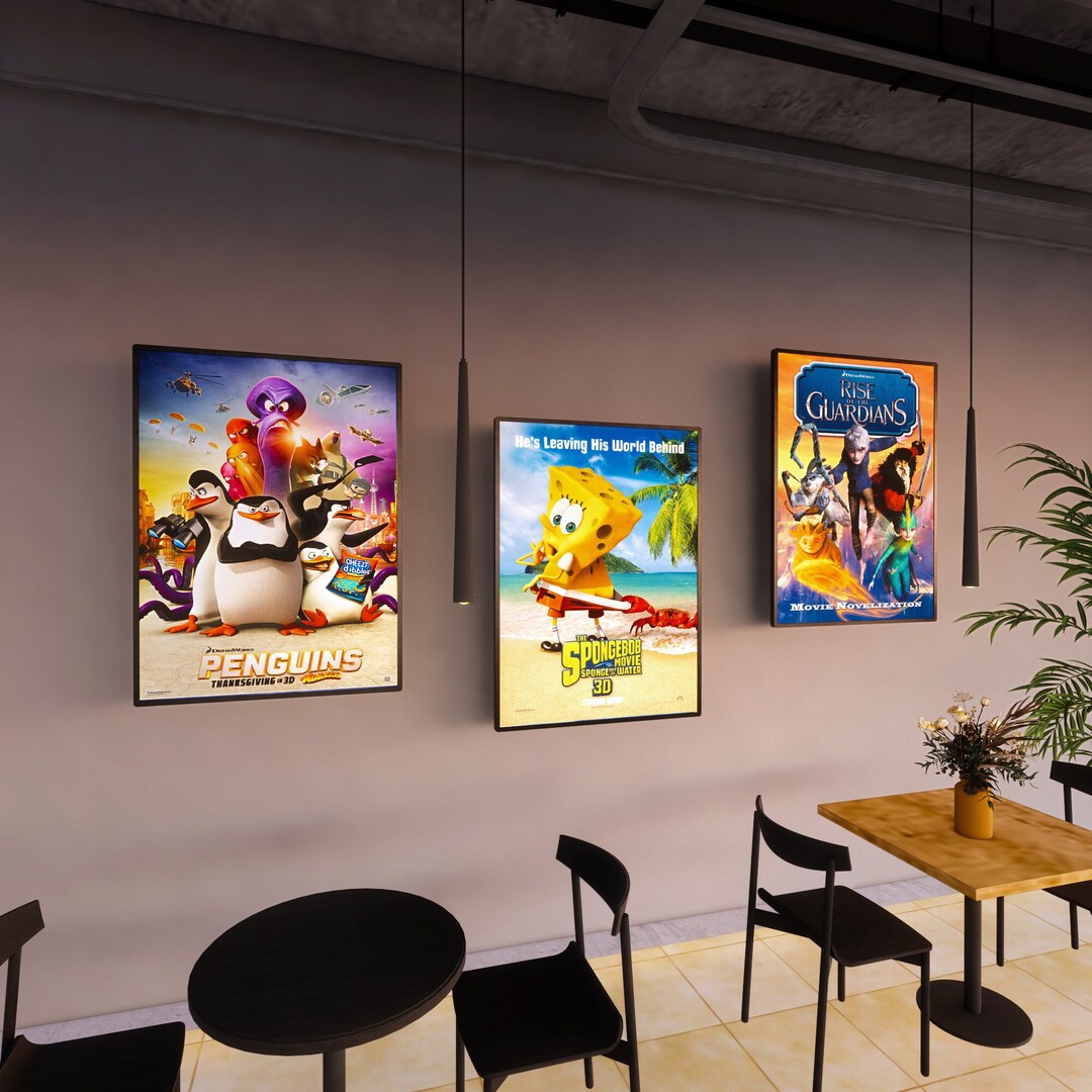 Ultra Slim Advertising LED Light Boxes,movie Poster Light Box,wall ...