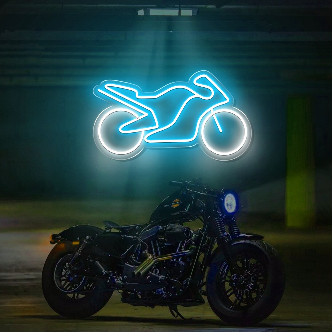 Sportbike Neon Sign| Motorcycle Neon Sign | Sport Bike Home Deocr ...