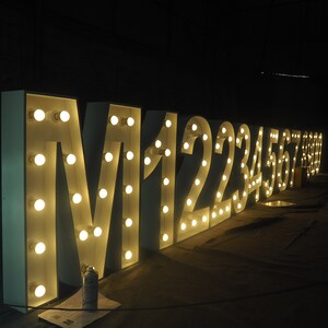 Marquee Letters 3ft/4ft/5ft Large Letter Sign,marquee Numbers, Light up ...