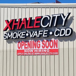 Custom Led Sign,smoke Shop Sign, LED Channel Letters,front Illuminated ...