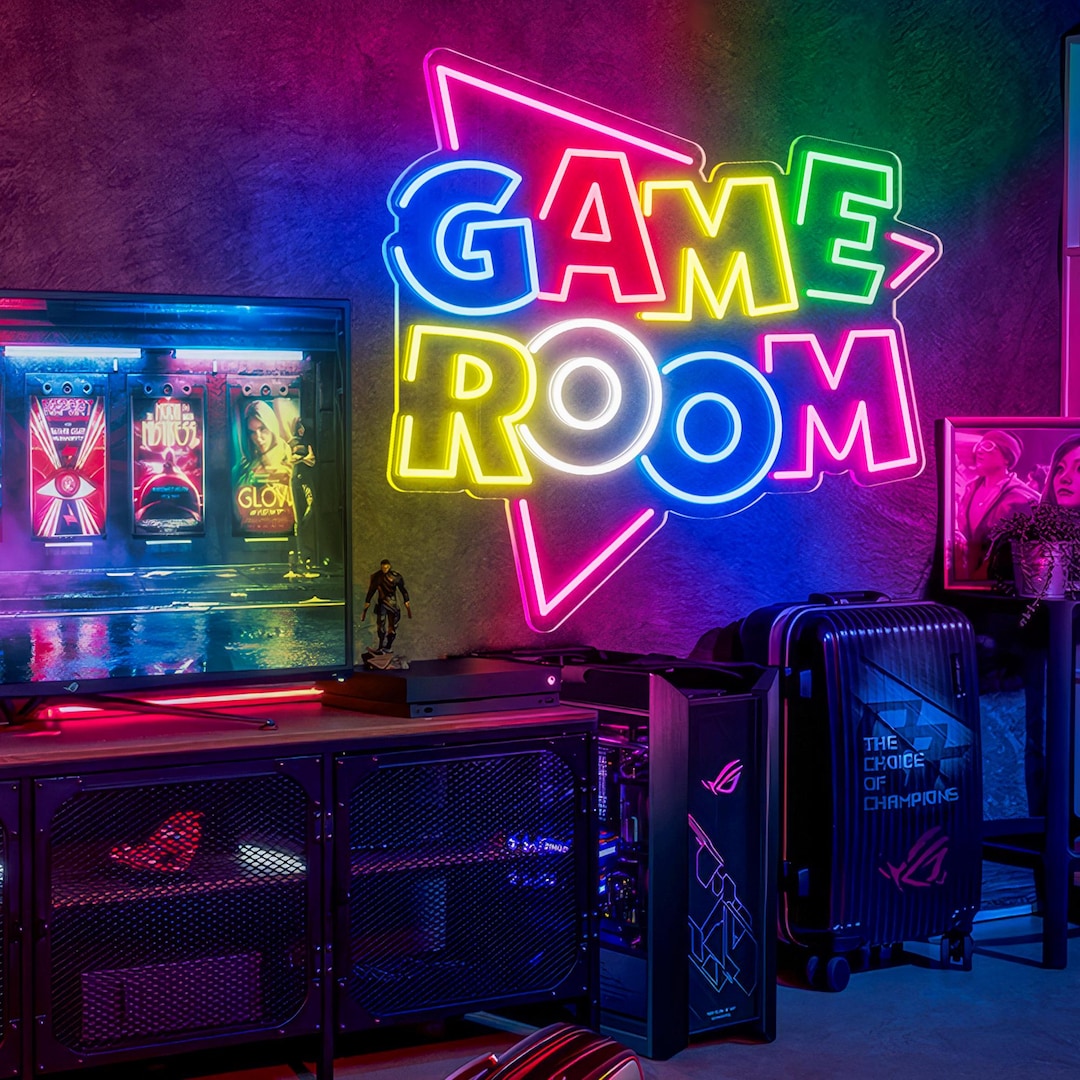 Game Room Neon Sign | Game Neon Sign Custom |party Event Decor | Gaming ...