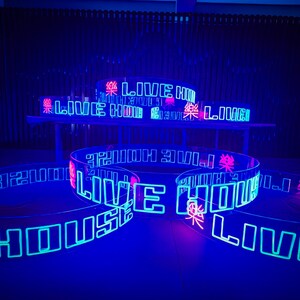 Round Neon Sign|personalized Logo Signage|bar Club Sign|salon Beauty ...