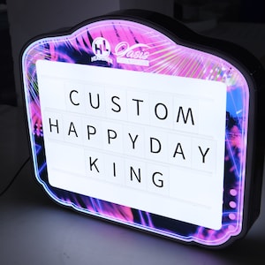 Birthday Party Sign,led Light for Party Decoration,message Glorifier ...