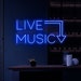LIVE MUSIC Neon Sign |neon Music Sign |music Bar Led Sign |music Studio ...