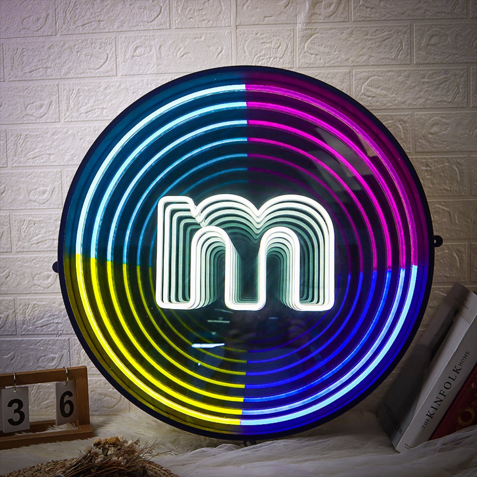 Infinity LED Neon,wall Art Sign,infinity Mirror Logo Sign,led Mirror ...