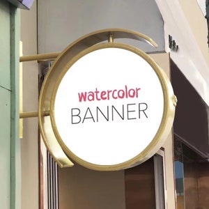 Light Box ,luxury Store Front Sign,double Sided Projecting Sign,led ...