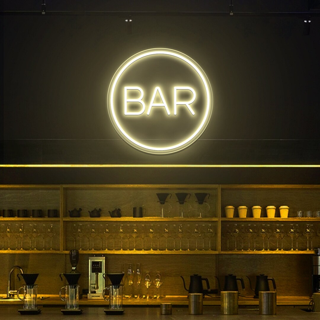 Beer Bar Sign/ Custom Bar Neon Light/ Personalized Gifts/ Led Light ...