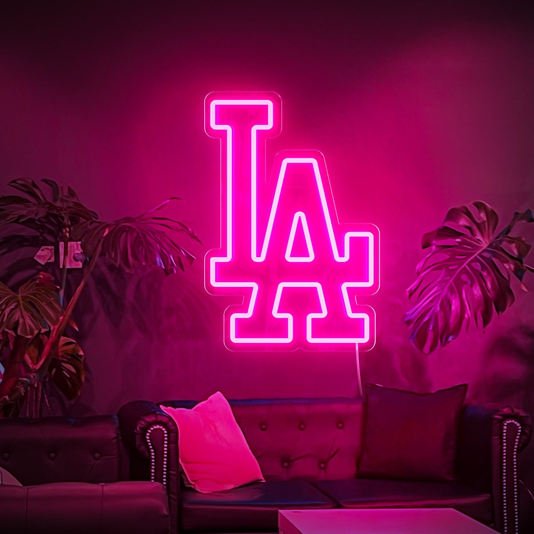 Los Angeles Dodgers Neon Sign,la Neon Sign for Garage or Man Cave Decor ...
