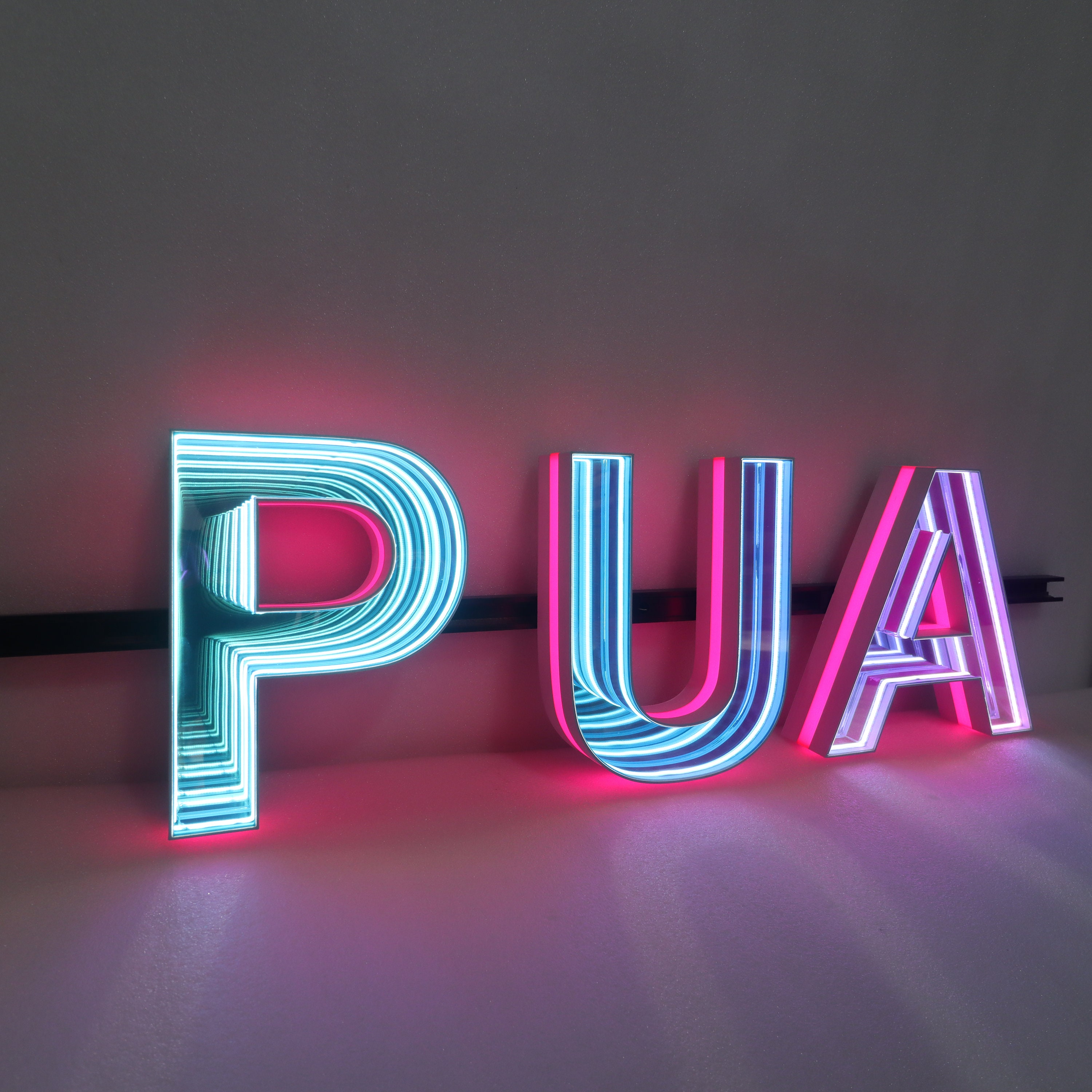 Infinity Mirror Sign,custom Logo Sign,light up Logo Sign,bar Sign ...