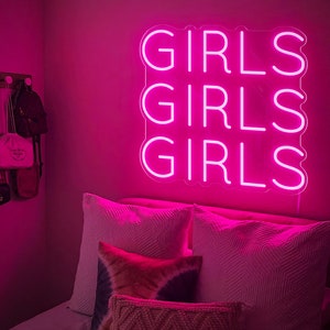 Girls Girls Girls Neon Sign|music Bar Neon Decoration|led Neon Light ...