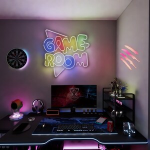 Game Room Neon Sign | Game Neon Sign Custom |party Event Decor | Gaming ...