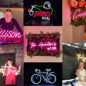 KIRBY Neon Sign/kirby Knife Neon Sign/kirby Neon Decor/anime - Etsy