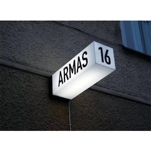 Acrylic Light Box,rectangle Street Signage,led Light Box,outdoor Wall ...