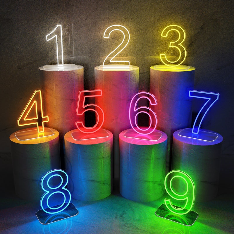 Number Lights - Etsy UK