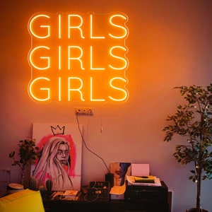 Girls Girls Girls Neon Sign|music Bar Neon Decoration|led Neon Light ...