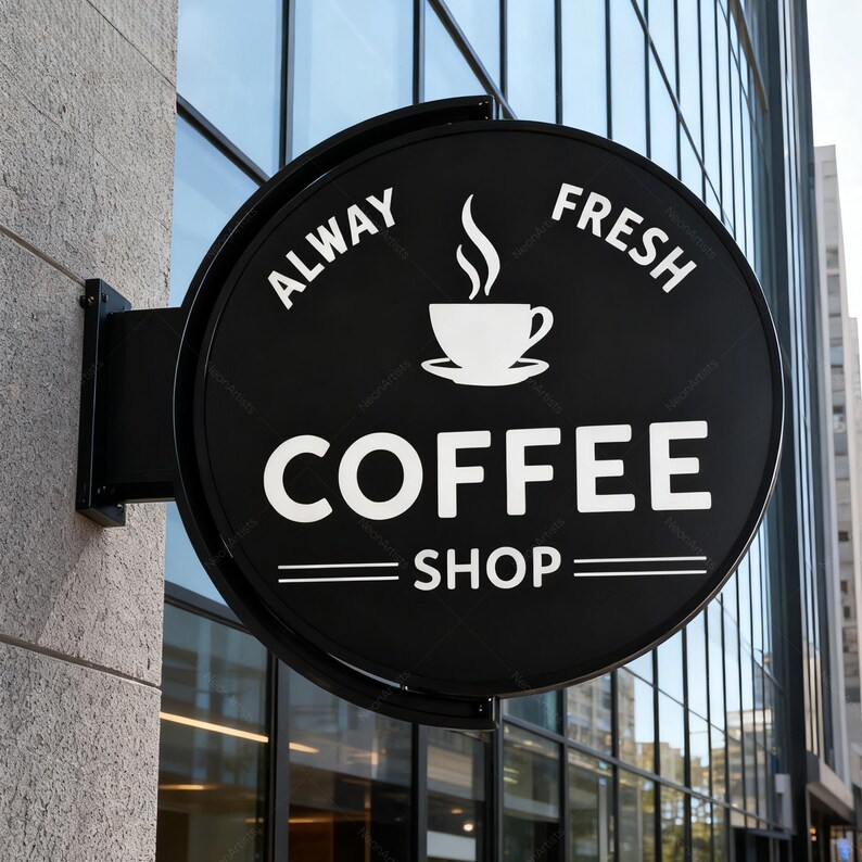 Light Box Sign,double Sided Light Box,luxury Store Front Sign ...