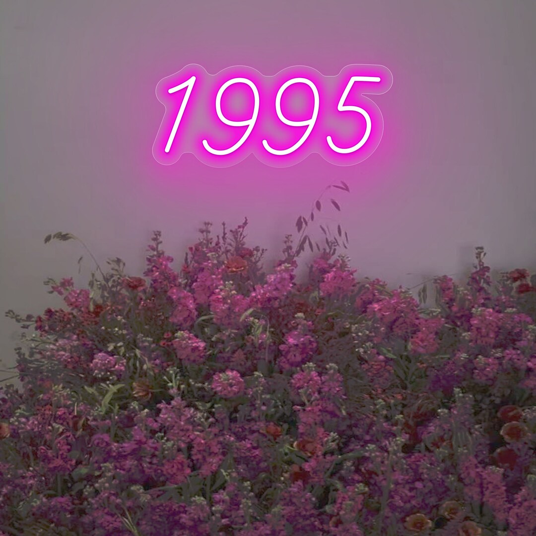 Number 1995 Neon Sign Birthday Party Event Decor, Number LED Light ...