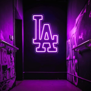 Los Angeles Dodgers Neon Sign,la Neon Sign for Garage or Man Cave Decor ...