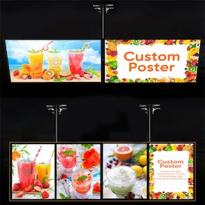 A1 A2 A3 A4 LED Snap Frame Light Box, Restaurant Menu Light Box ...