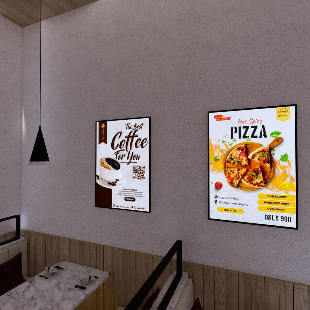 Restaurants Menu Led Light Box, Advertising Poster Light Box,custom Led ...