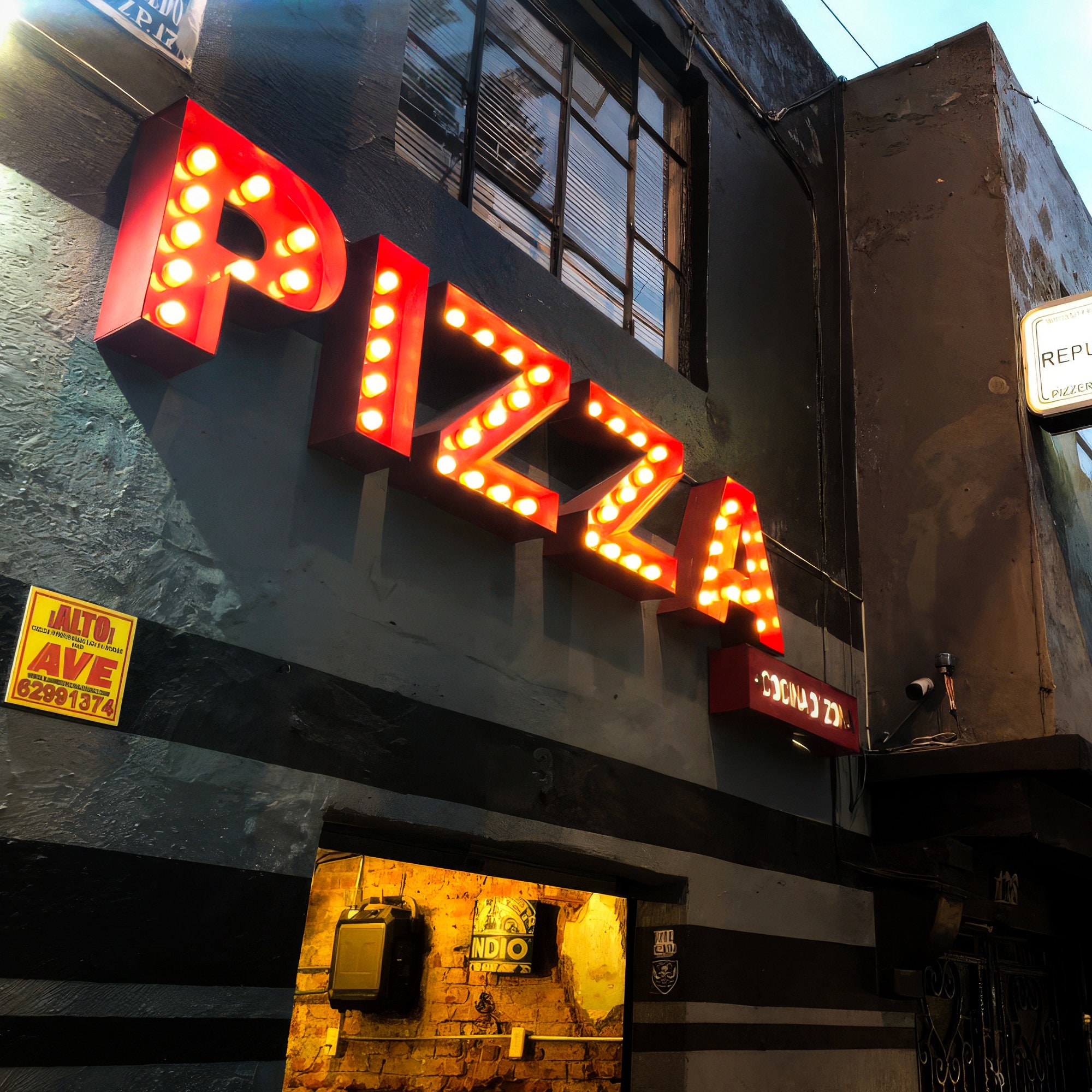 Pizza Sign,bar Sign,customizable Light up Sig,marquee Letters | Marquee ...