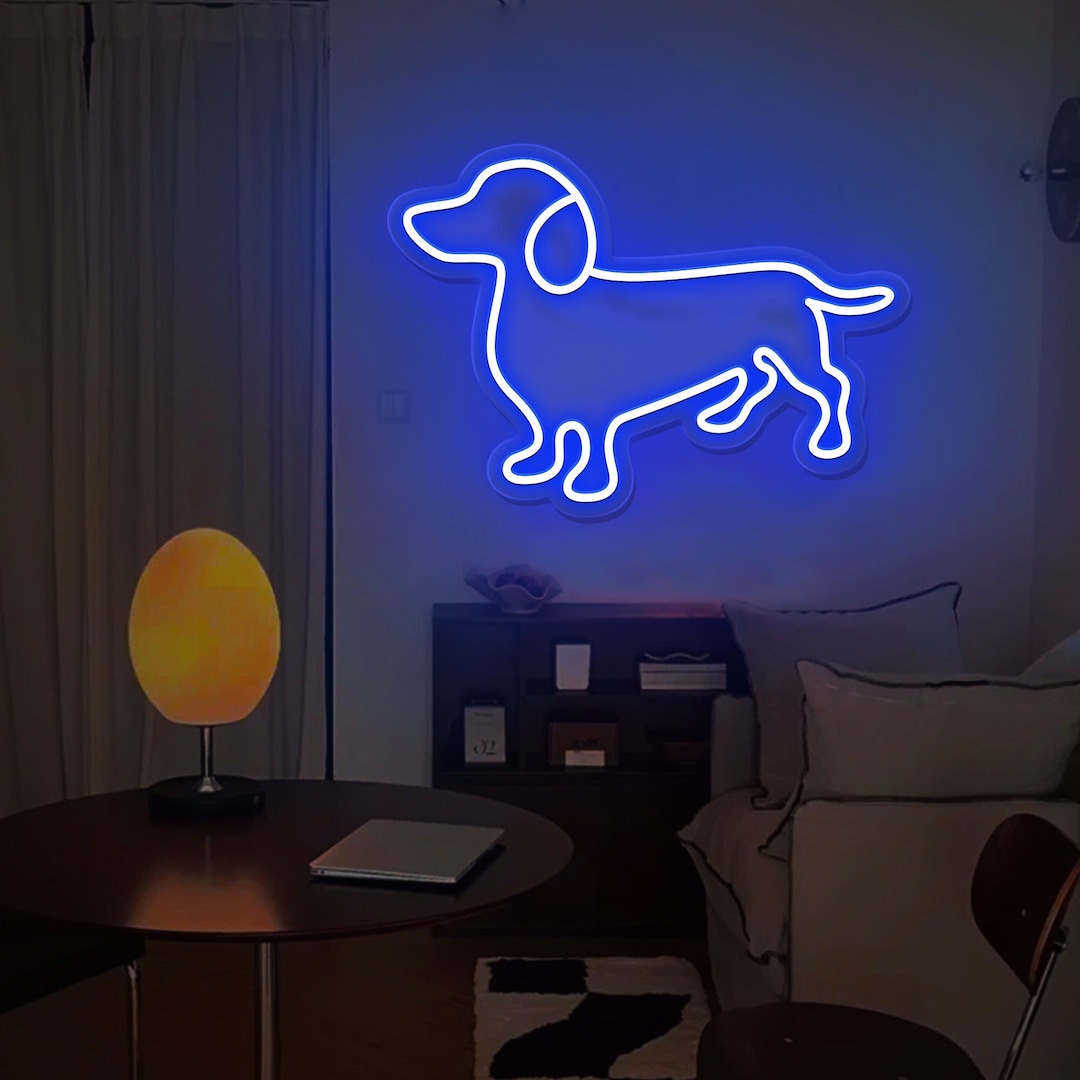 Dog Led Neon / Animals Led Sign / Dog Neon Sign / Lovely Puppy Custom ...