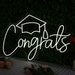 Congrats Neon Sign/congrats Name Sign/custom Congrats Neon - Etsy