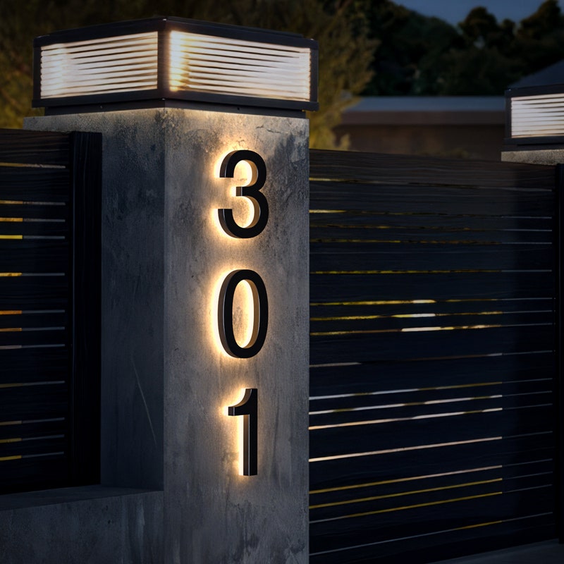 Led House Numbers - Etsy