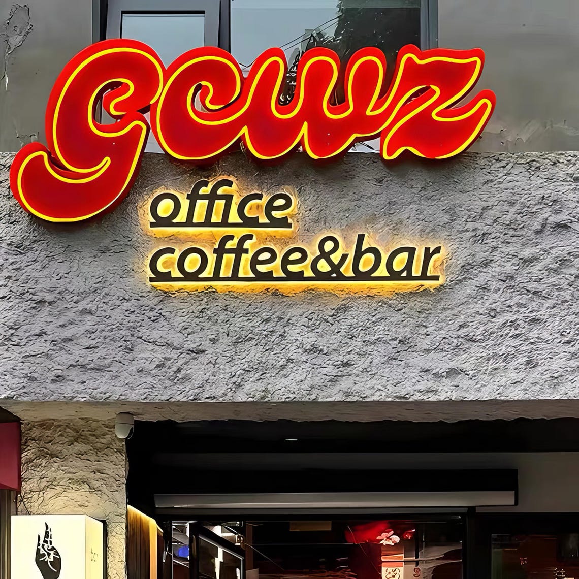Coffee Sign|custom Cafe Store Wall Logo Sign|business Sign|custom Neon ...