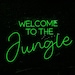 Welcome to the Jungle Neon Sign,jungle Neon Light,custom Wall Decor ...