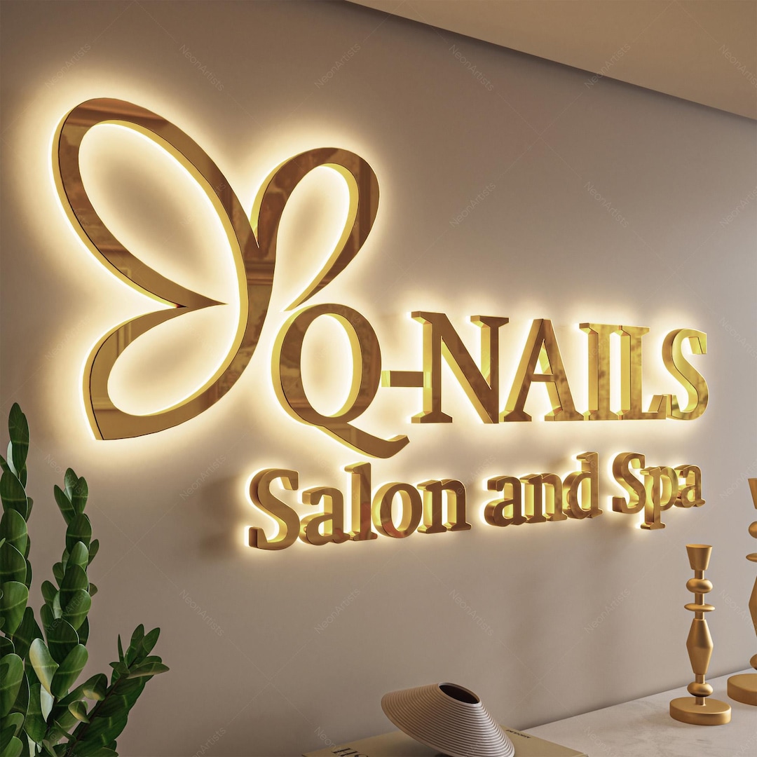 Led Sign,custom Logo Sign,backlit Sign,business Sign,illuminated LED ...